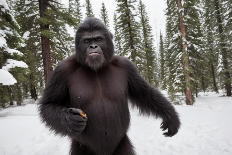 Sightings of Mysterious Black Creature in Alberta's Snowy Wilderness: A ...